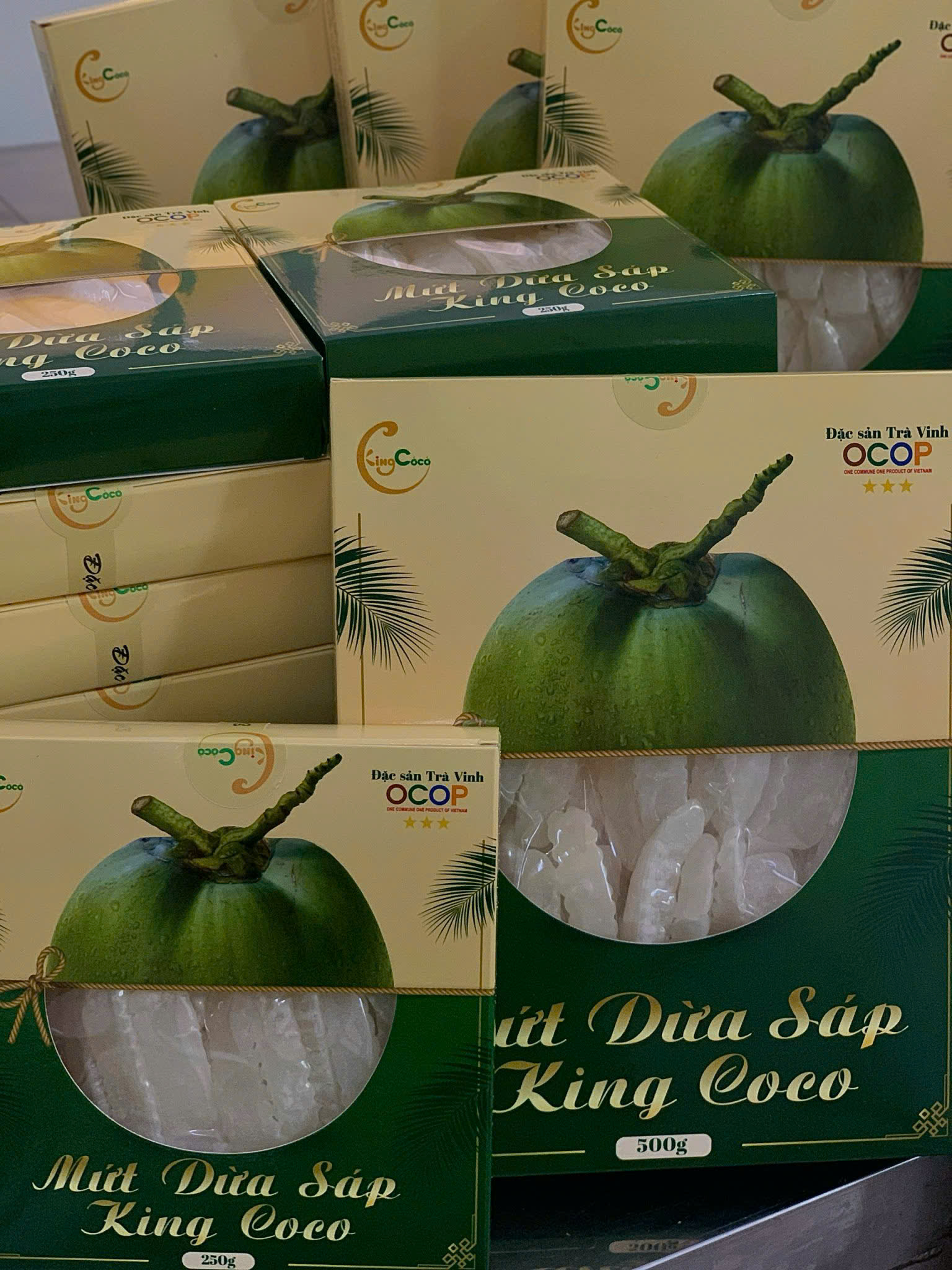 Mứt Dừa Sáp King Coco loại I (500g) - KingCoco